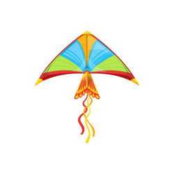 Makar sankranti wallpaper with colorful kite Vector Image