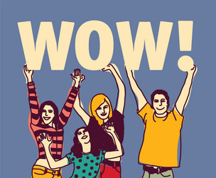 Success Wow People Vector Images (over 360)