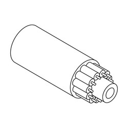 Fiber cable icon isometric icon Royalty Free Vector Image