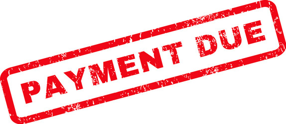 Past due watermark stamp Royalty Free Vector Image