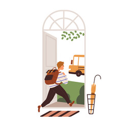 Kids Going Home Vector Images (over 230)