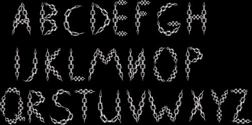 Chain Link Letters Vector Images (over 1,500)