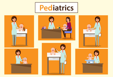 Department of pediatric resuscitation Royalty Free Vector