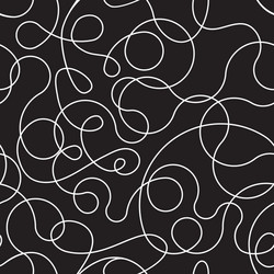 Curved lines pattern Royalty Free Vector Image