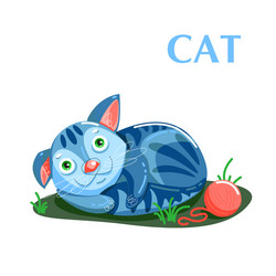 Cartoon Cat Flashcard Vector Images (over 190)