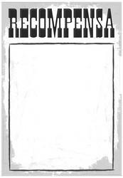 Se busca wanted poster spanish text template Vector Image