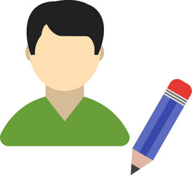 Update male profile Royalty Free Vector Image - VectorStock