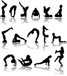 Yoga Poses Vector Images (over 58,000)