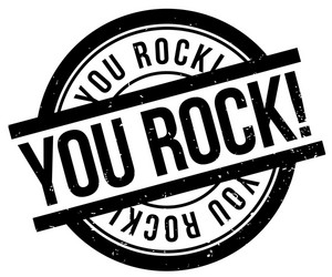 You Rock Stamp Vector Images (over 100)