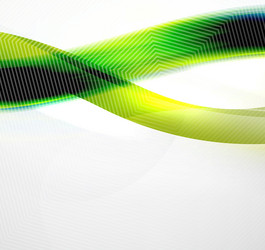 Wave abstract layout design Royalty Free Vector Image