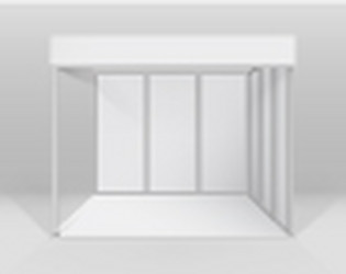 White Indoor Trade Exhibition Booth Stand Vector Images (over 100)