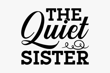 Professional big sister Royalty Free Vector Image