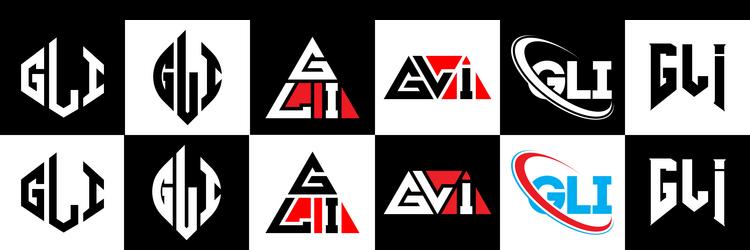 Hbe letter logo design in six style polygon Vector Image