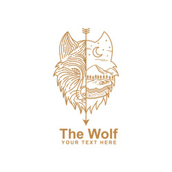 Wolf Arrows Vector Images (over 320)