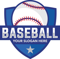 Baseball logo Royalty Free Vector Image - VectorStock