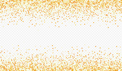 Golden sequin shiny transparent background Vector Image