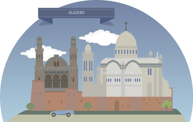 Famous Landmarks of Algeria Vector Images (49)