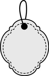 Figure label design element to decoration design Vector Image