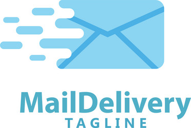 Happy mail logo Royalty Free Vector Image - VectorStock