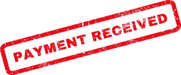 Grunge received word rubber stamp sign Royalty Free Vector