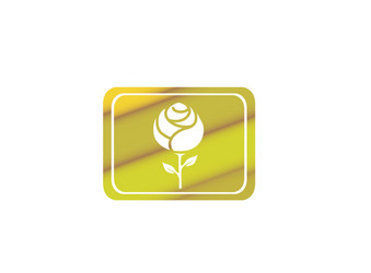 Rose with leaves and long leg flower in shape Vector Image