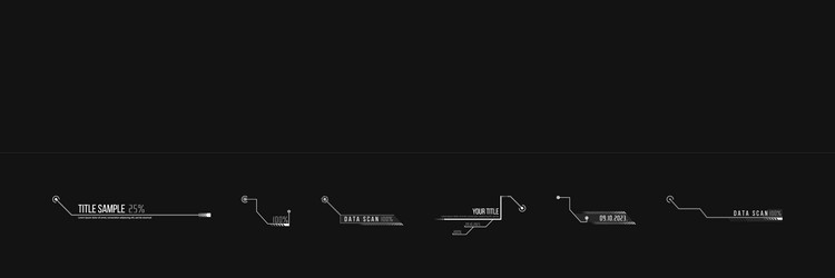 Callout headers infographics Royalty Free Vector Image