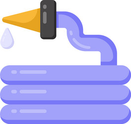 Hose pipe Royalty Free Vector Image - VectorStock