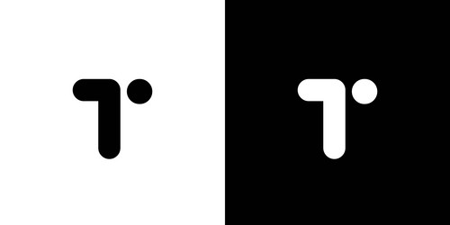 Sword letter t logo icon design Royalty Free Vector Image