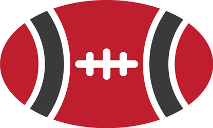 Rugby ball logo Royalty Free Vector Image - VectorStock