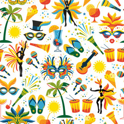 Carnaval de barranquilla colombian carnival party Vector Image