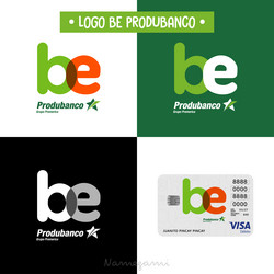 Logo de banco produbanco Royalty Free Vector Image