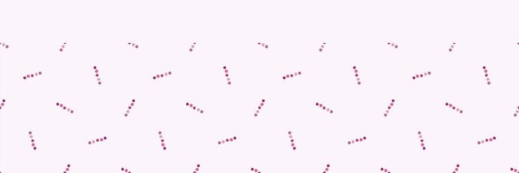 Viva magenta polka dot border color Royalty Free Vector