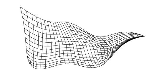 Net flying waving texture wave textile fabric Vector Image