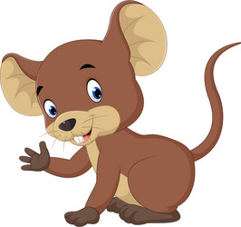 Cute baby monkey cartoon Royalty Free Vector Image