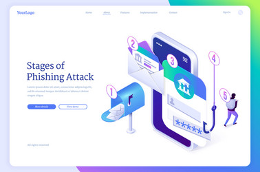 Internet hacker attack Royalty Free Vector Image