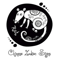 Zodiac wheel with sign scorpio Royalty Free Vector Image