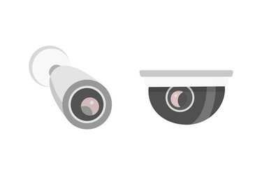 Security camera cctv cartoon Royalty Free Vector Image