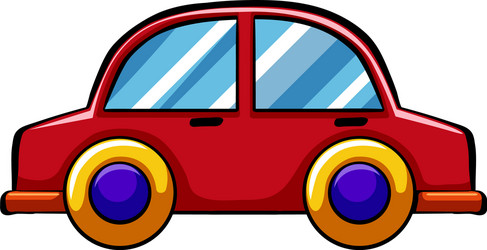 Toy car Royalty Free Vector Image - VectorStock