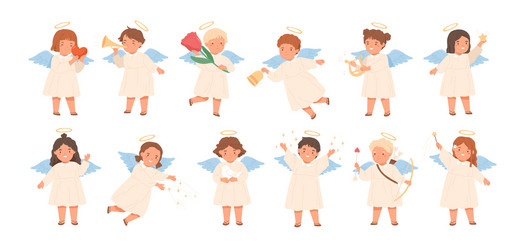 Baby Angels Vector Images (over 9,100)