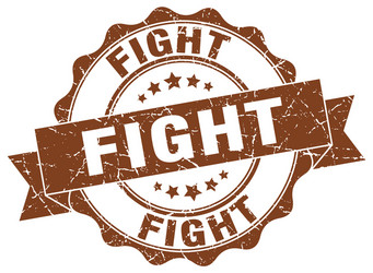 Fight stamp sign seal Royalty Free Vector Image