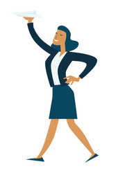 Business woman in office style clothes Royalty Free Vector