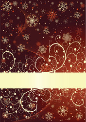 Luxury background card with maroon and gold Vector Image