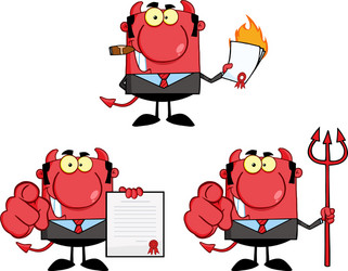 Happy boss Royalty Free Vector Image - VectorStock