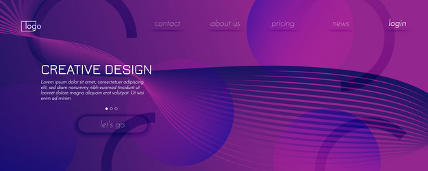 Color Flow Wave Pattern 3d Fluid Lines Vivid Vector Image 3281