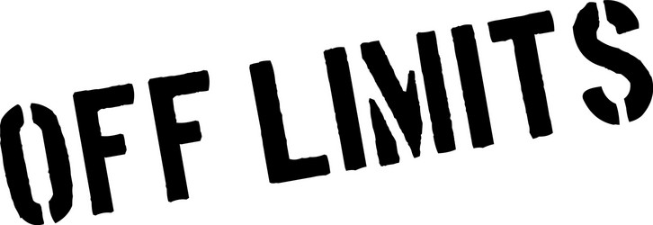 Off limits rubber stamp Royalty Free Vector Image