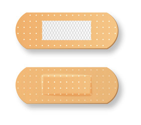 Set of plaster Royalty Free Vector Image - VectorStock