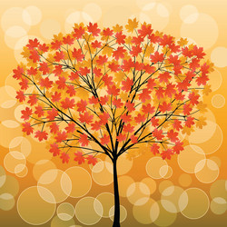 Autumn tree Royalty Free Vector Image - VectorStock