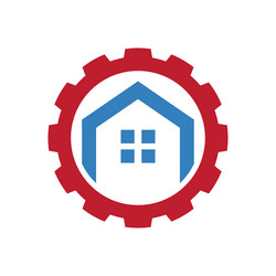 Home service logo icon Royalty Free Vector Image