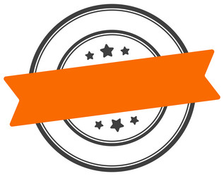 Blank stamp label on transparent background Vector Image