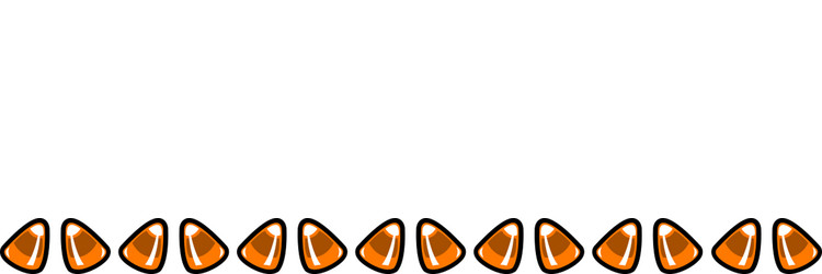 Candy Corn Page Border